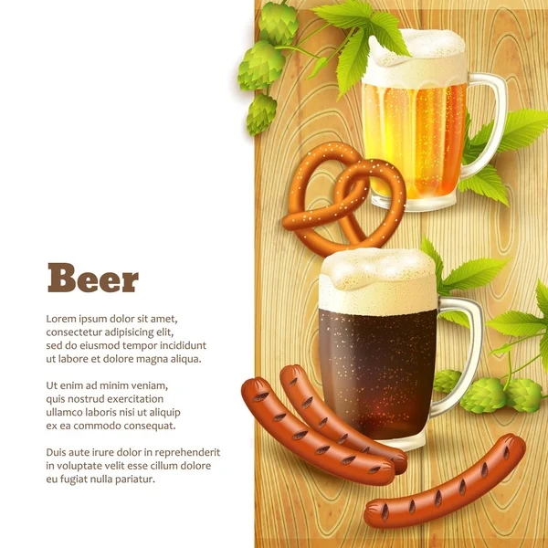 Beer hop border Vector Art Stock Images | Depositphotos