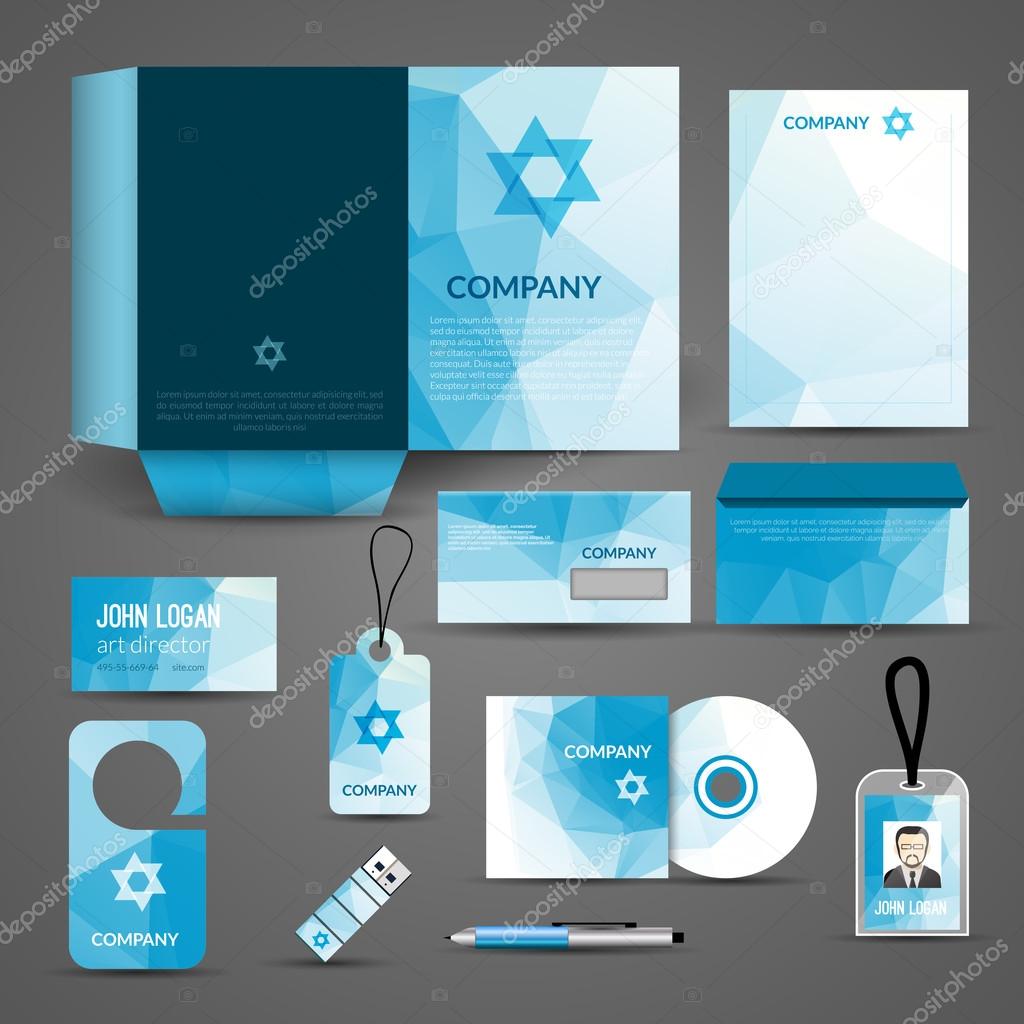 Corporate identity template — Stock Vector © macrovector #52696601