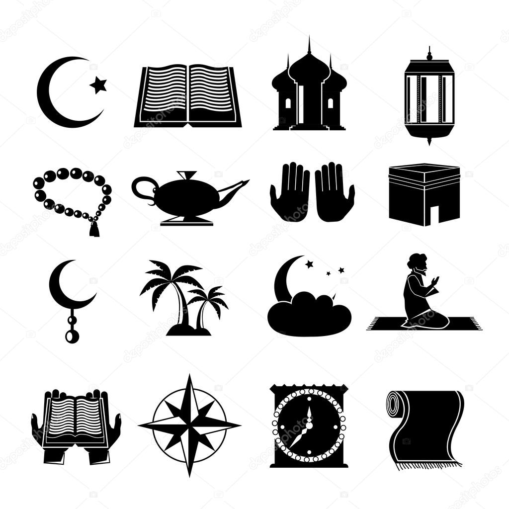 Islam Symbol Black