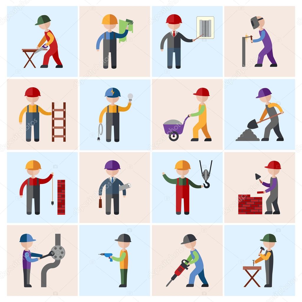 Construction Worker Icons