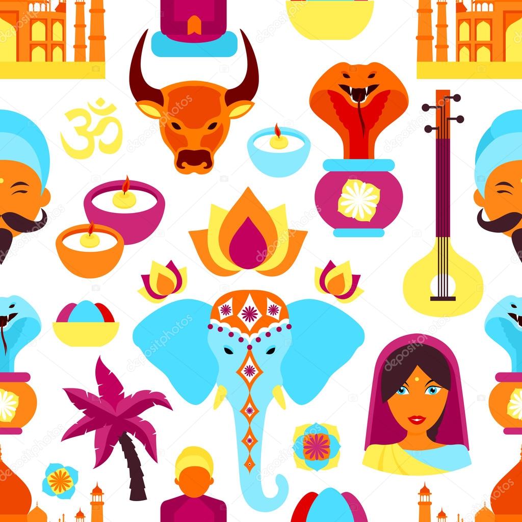 India seamless pattern Stock Vector by ©macrovector 54320473 India seamless pattern Stock Vector by ©macrovector 54320473