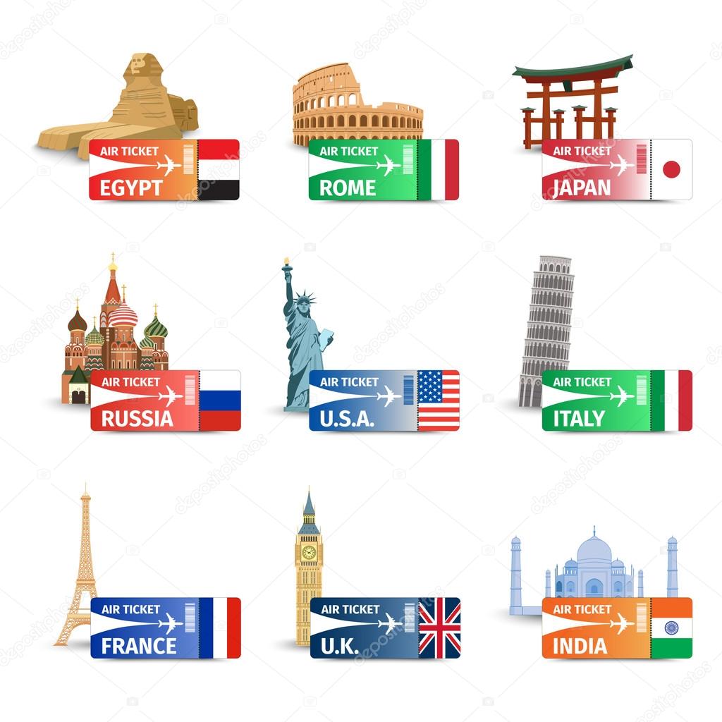 World Famous Places Clipart