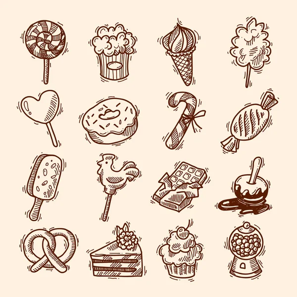 Sweets sketch set Stock Vector Image by ©macrovector #48920139