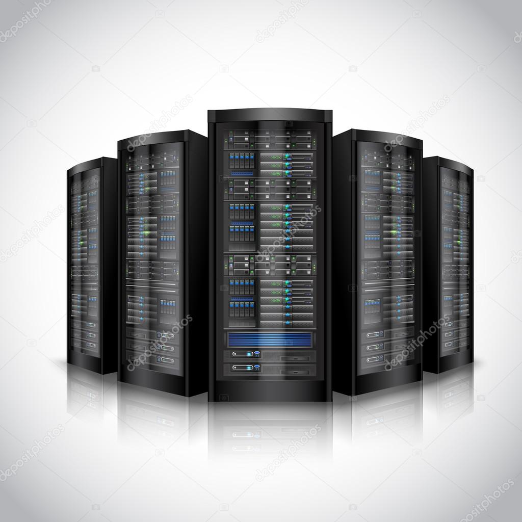 Network servers set — Stock Vector © macrovector #58770223 Network servers set — Stock Vector © macrovector #58770223
