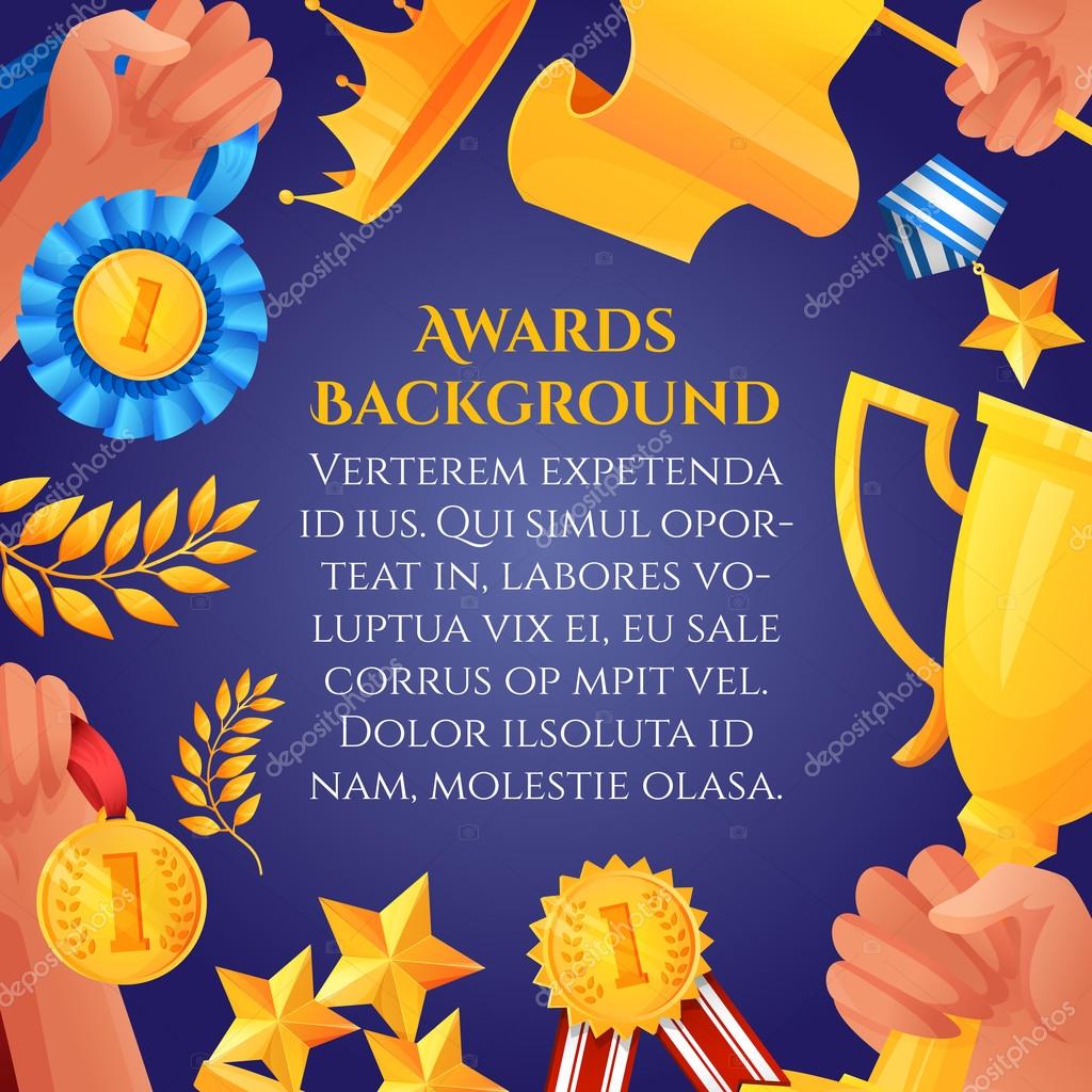 Award and prizes poster Stock Vector Image by ©macrovector #59249211