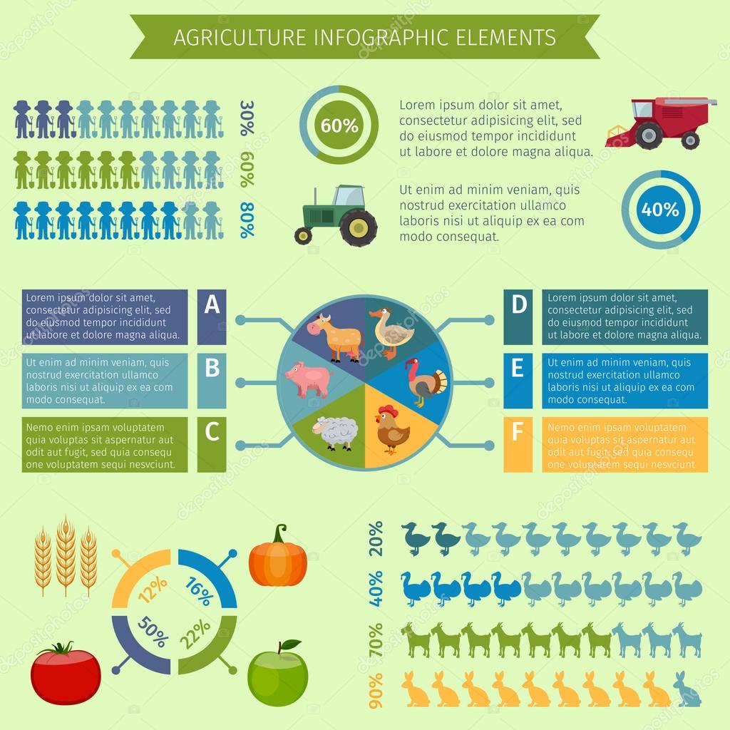 Agriculture infographic elements Stock Vector Image by ©macrovector ...