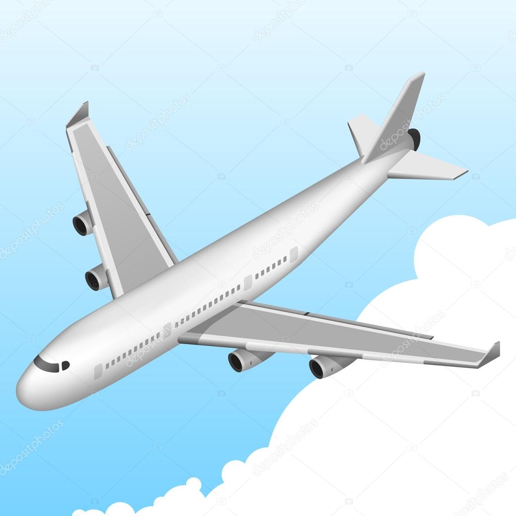 Airplane Isometric Icon Stock Vector by ©macrovector 60324357