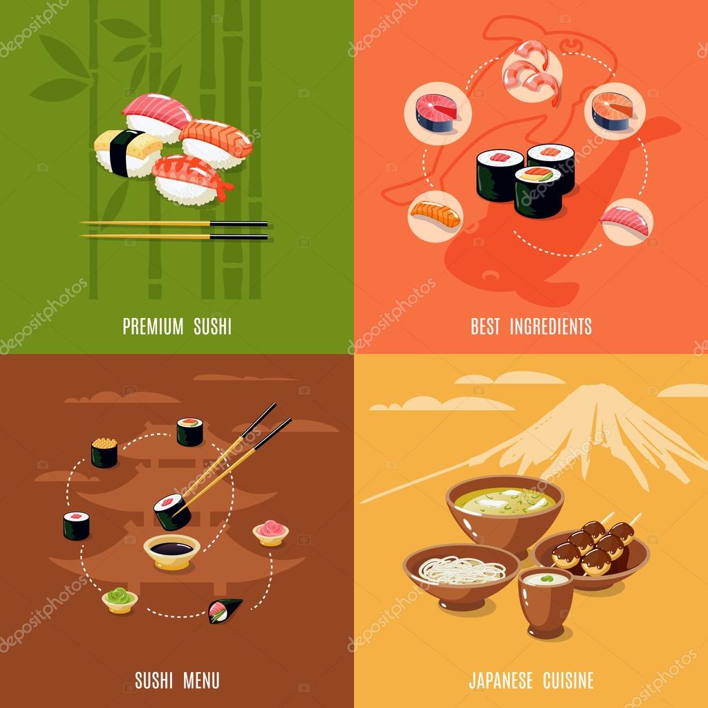 Asian Food Design Concept Stock Vector by ©macrovector 62627999