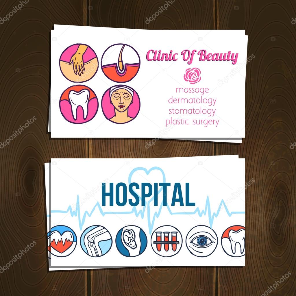 Medical Cards Set Stock Vector by ©macrovector 64857569