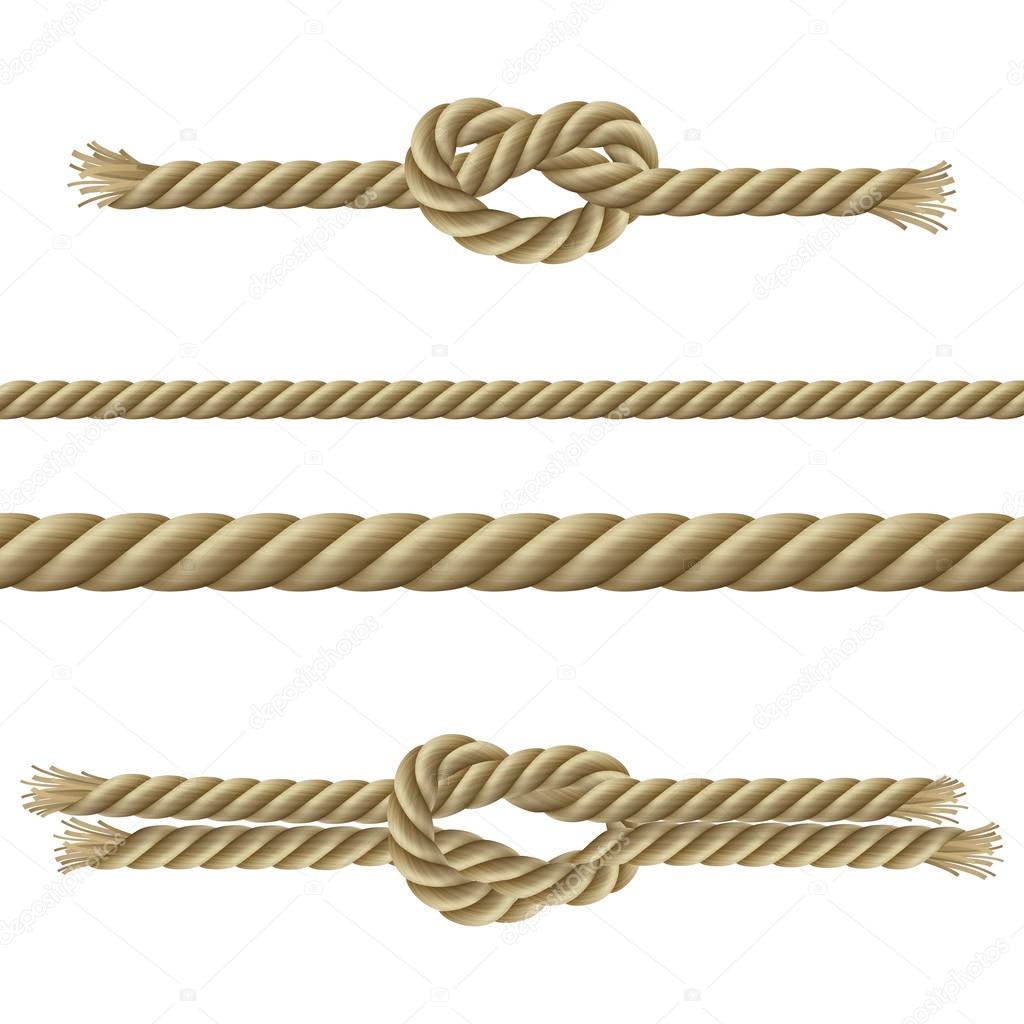 Twisted Rope Clipart Dividers