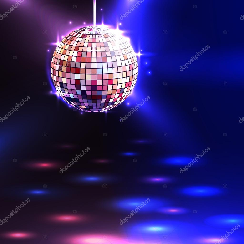 Disco Ball Background Stock Vector Image by ©macrovector #69394499