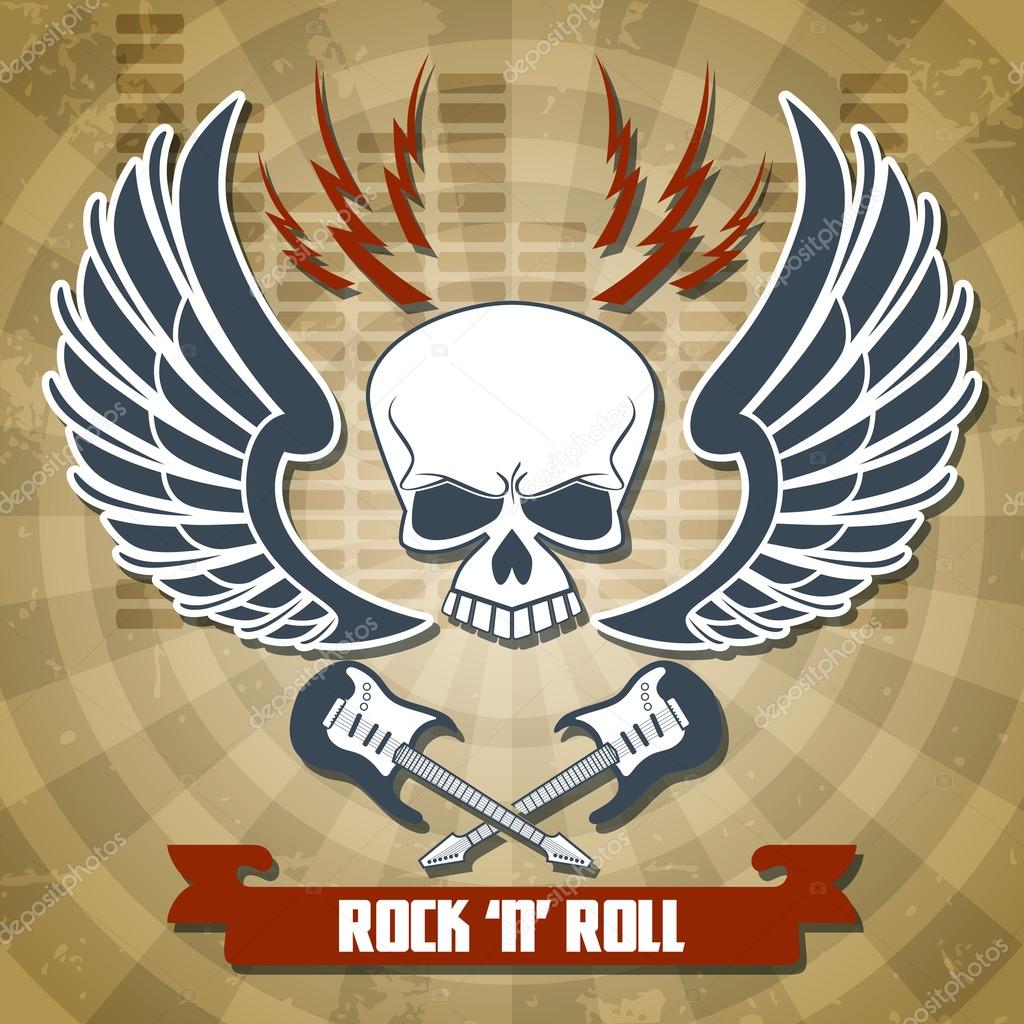 Retro rock background Stock Vector Image by ©macrovector #74009297