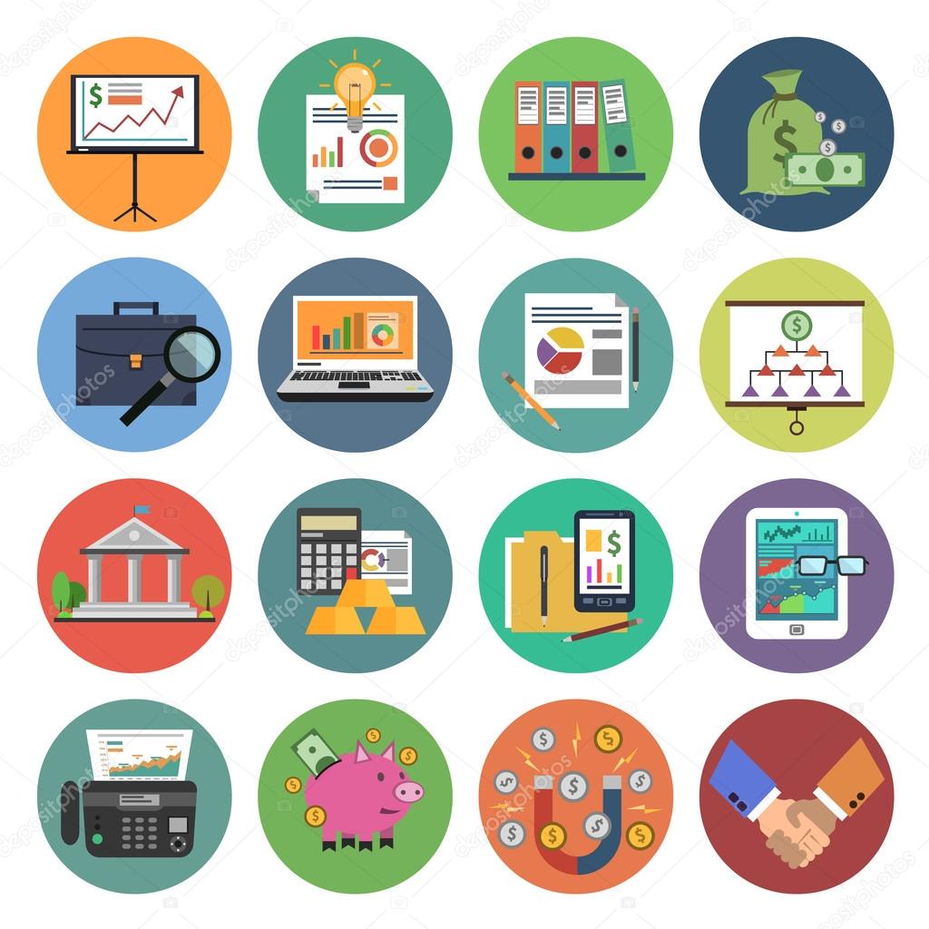 Finance Icon Flat — Stock Vector © macrovector #78371612 Finance Icon Flat — Stock Vector © macrovector #78371612