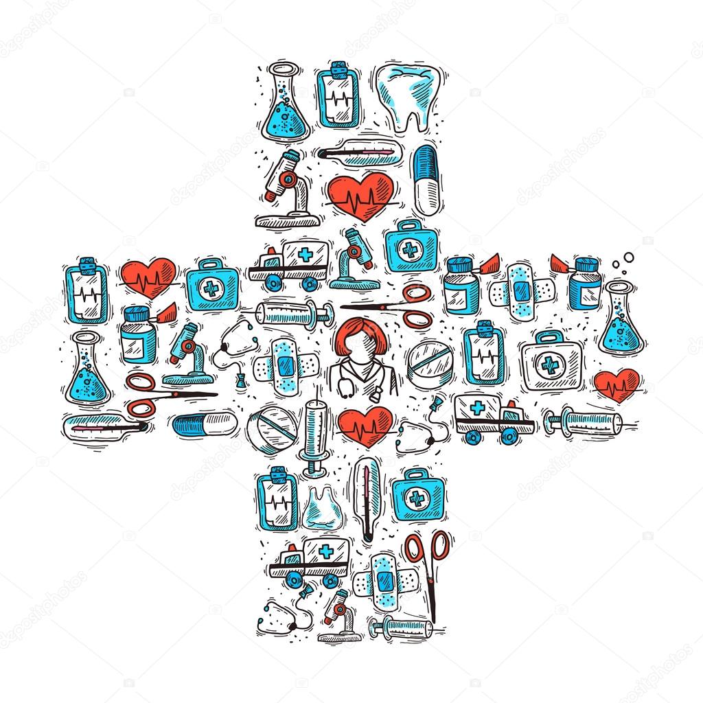 Forma de cruz médica Vector de stock #79989122 de ©macrovector