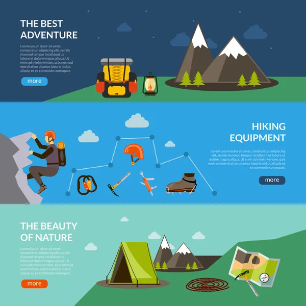 Adventure banner Vector Art Stock Images | Depositphotos