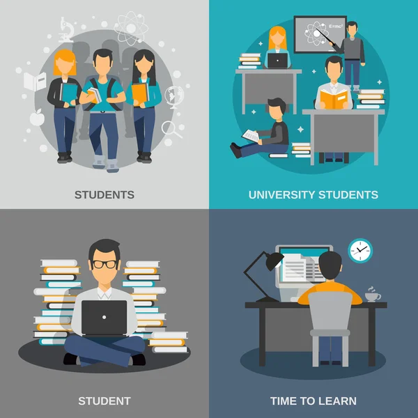 Student Vector Art Stock Images | Depositphotos