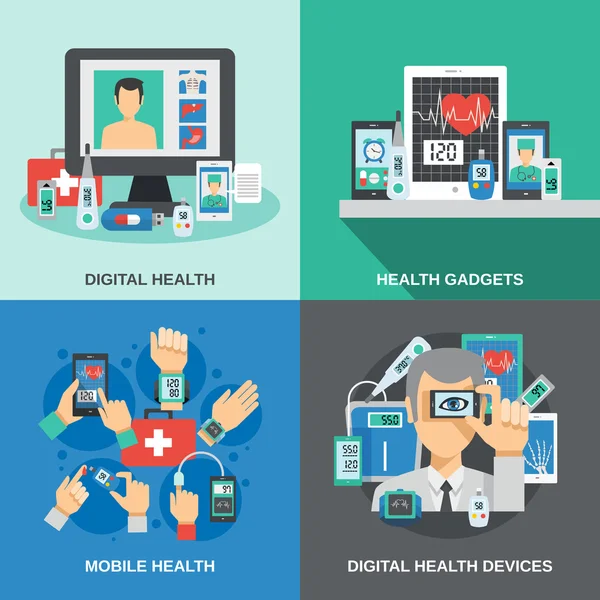 100,000 Digital health Vector Images | Depositphotos