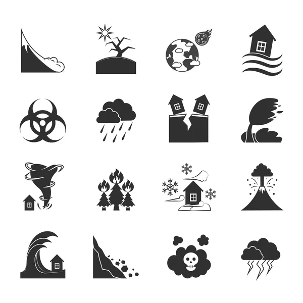Natural disaster icons set Stock Vector Image by ©sdp_creations #59452021