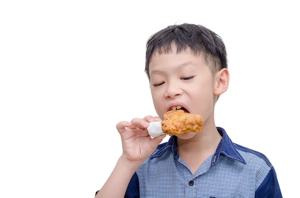 Kid eating chicken Stock Photos, Royalty Free Kid eating chicken Images ...