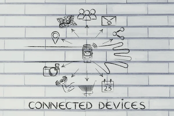 The concept of device connection Stock Photos, Royalty Free The concept ...