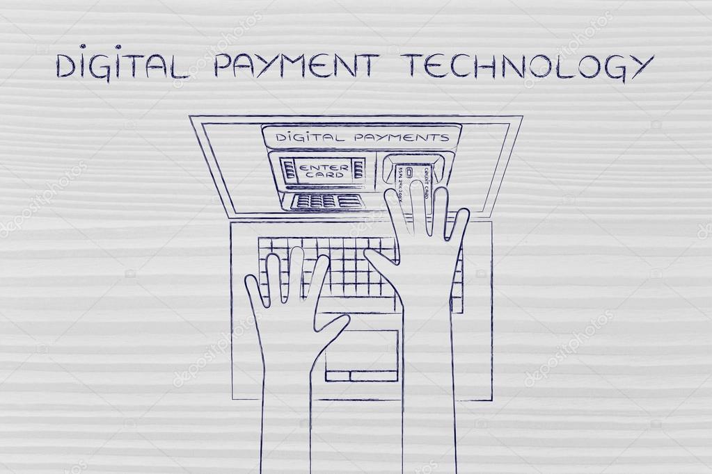 Concept of digital payment technology — Stock Photo © Faithie #109313132