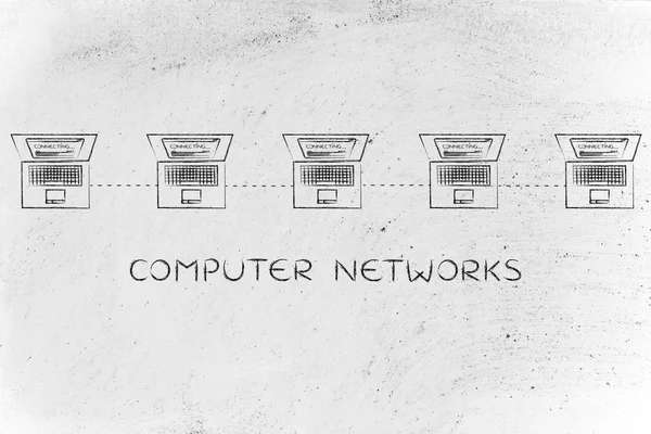 Computer network cartoon fotos de stock, imágenes de Computer network ...
