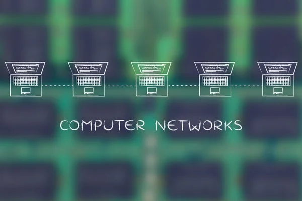 Computer network concept Stock Photos, Royalty Free Computer network ...