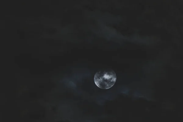Dark Night Sky Moon