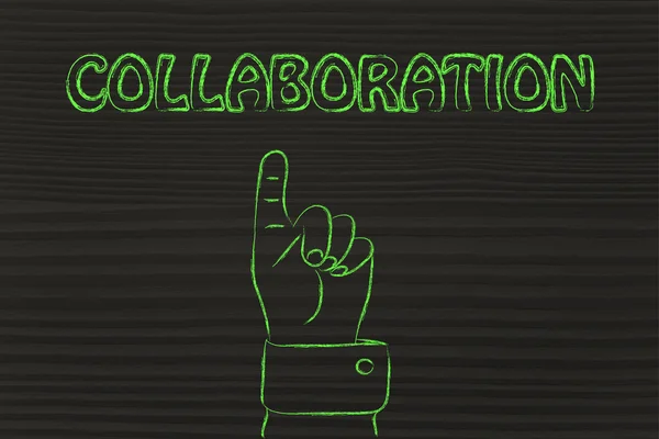 Collaboration cartoon Stock Photos, Royalty Free Collaboration cartoon ...