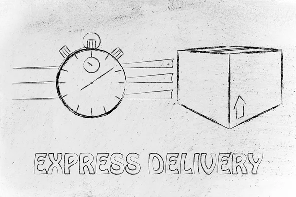 Delivery service cartoon Stock Photos, Royalty Free Delivery service ...