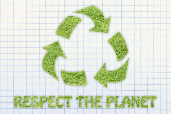 Respect the planet illustration — Stock Photo © Faithie #73305561