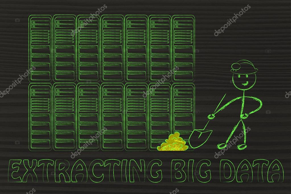 Extracting big data and business intelligence — Stock Photo © Faithie ... Extracting big data and business intelligence — Stock Photo © Faithie ...