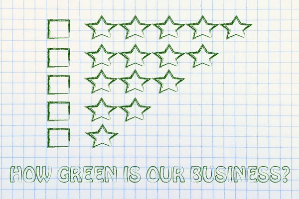 Feedback chart with stars - Stock Image - Everypixel