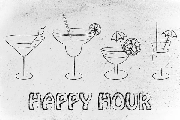 Happy hour clip art transparent Stock Photos, Royalty Free Happy hour ...
