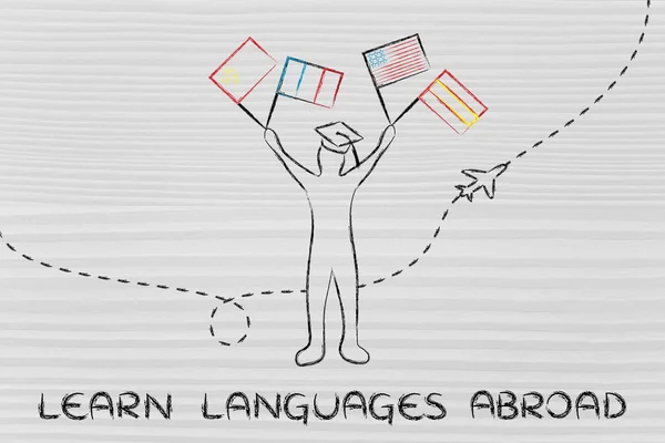 Concept of studying abroad Stock Photo by ©Faithie 85233970