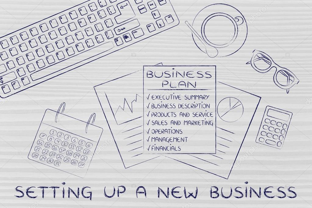 Concept of setting up a new business — Stock Photo © Faithie #95739060