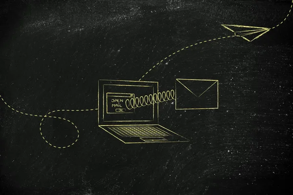 Entrega de datos correspondencia Stock Photos, Royalty Free Entrega de ...