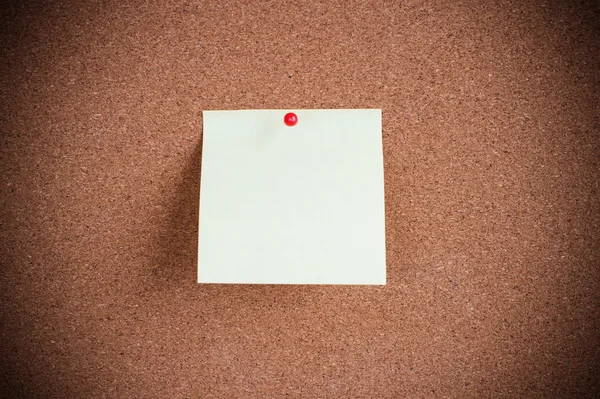 Sticky note on cork board Stock Photo by ©detanan 35192153