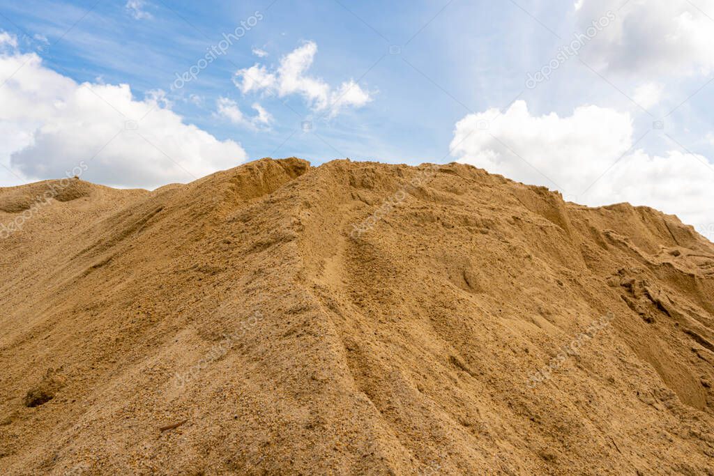 Pila de arena gruesa y encontrar pila de arena granular y llenar pila ...