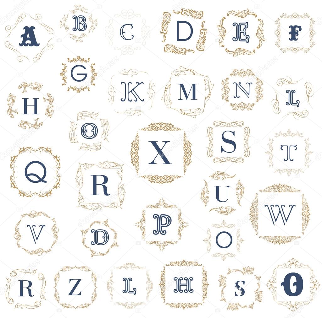 Plantilla de logotipo monograma Vector de stock #108722148 de ©Merfin