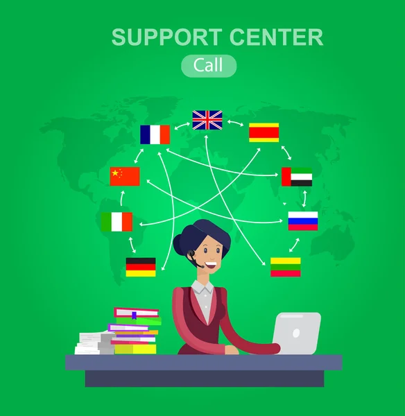 Vector detailed character Language translator Stock Vector Image by ...