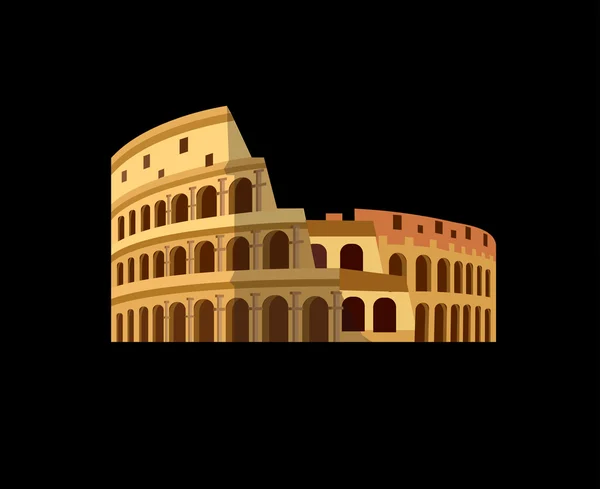 Rome Icon - Coliseum — Stock Vector © faberfoto #10270518