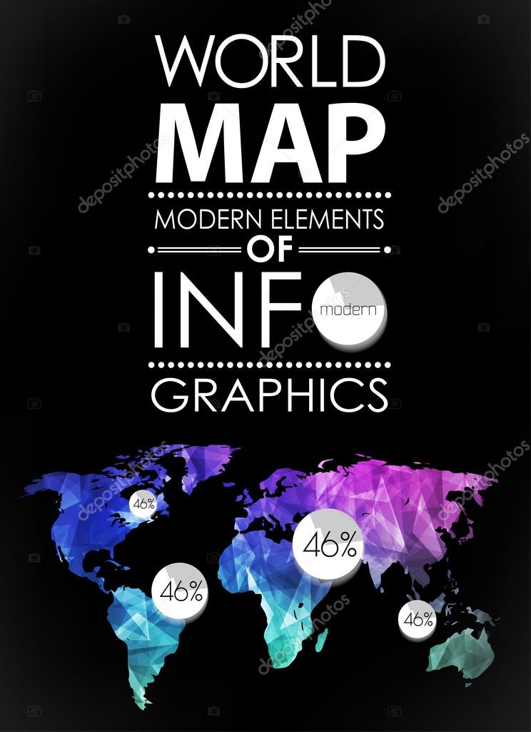 World map card Stock Vector by ©Merfin 78809552