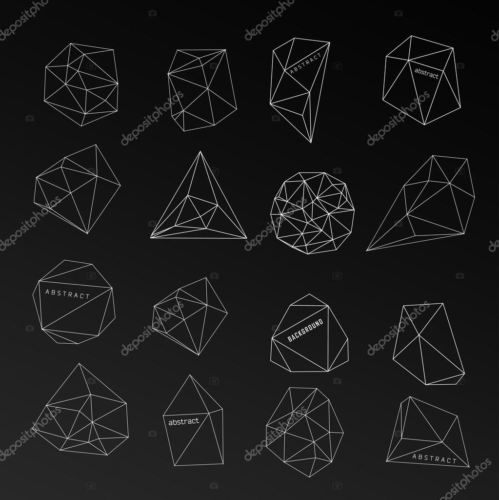 Abstract modern background with polygons design Stock Vector by ©Merfin ...