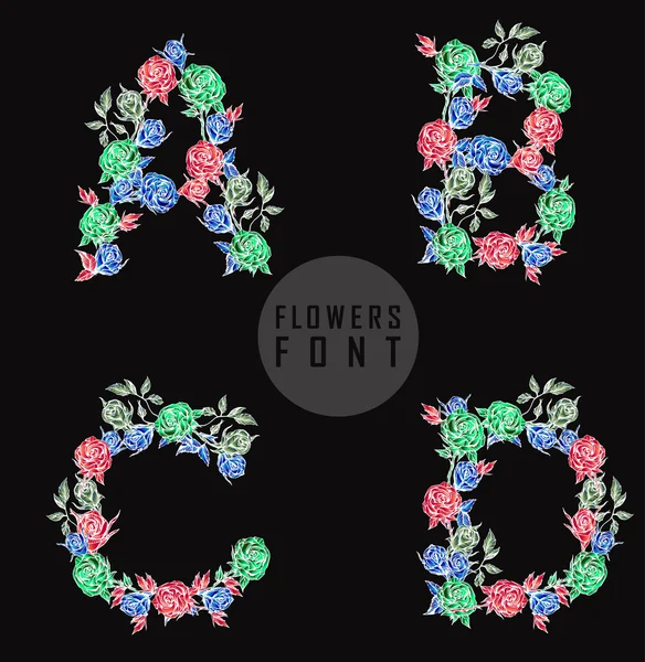 15,043,830 Flower font Vector Images | Depositphotos