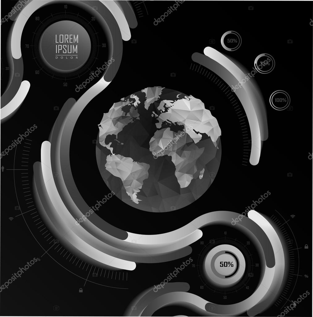 Transparent flat web site, business Infographics, Stock Vector Image by ...