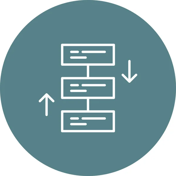 Move Priority Rearrange Task Icon Vector Image Can Also Used Stock ...