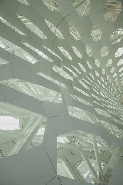 Futuristic interior structure Wall element of modern bionic ...