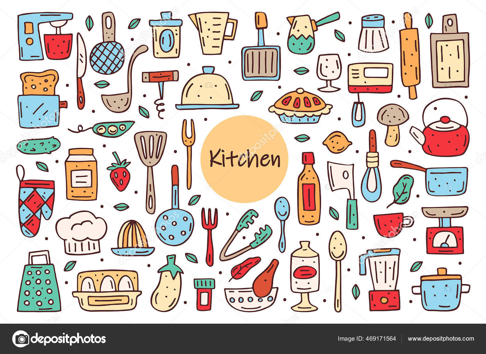 Cute Cooking Utensils Clipart
