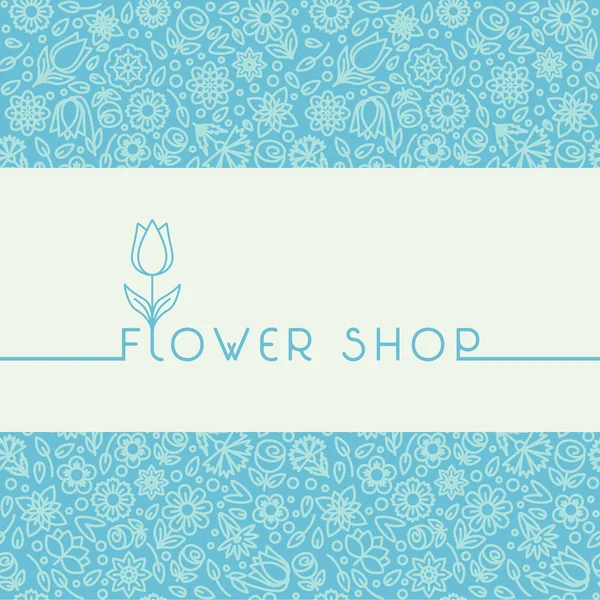 ᐈ Logo flowers shop stock vectors, Royalty Free flower shop logo images ...